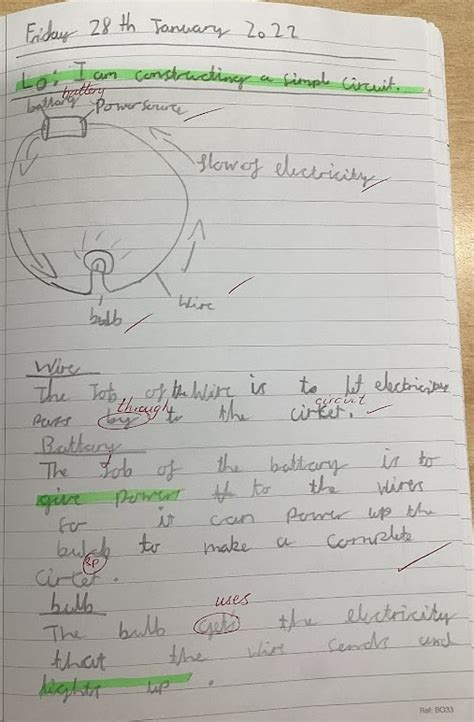 Constructing Simple Circuits Year 4 STEM