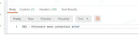 Api Ktconnect Mesh Connection Error Issue Alibaba Kt Connect Github