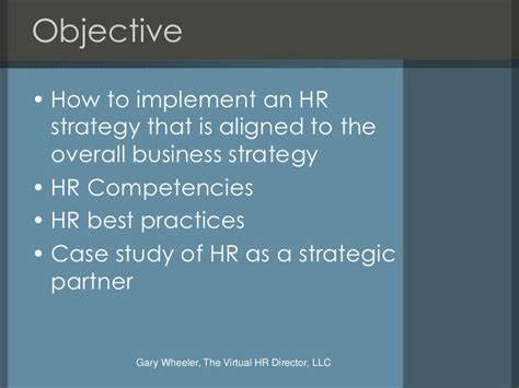Aligning Hr To Business Strategy