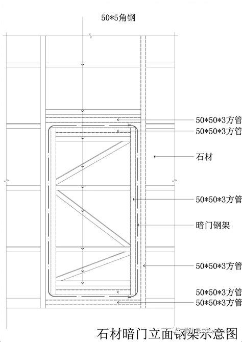 消火栓箱暗门做法