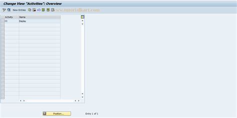 FOTI SAP Tcode RETI Activities