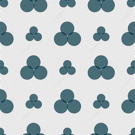 Vector Seamless Abstract Background With Geometric Shapes In Color Scheme Icon Sign Vector