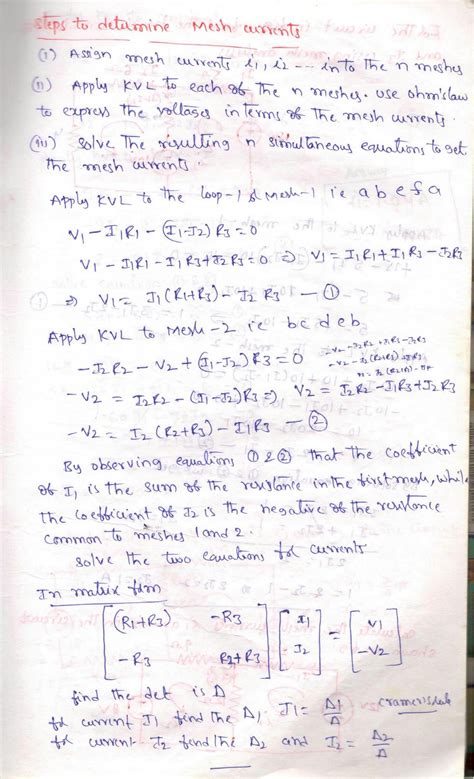 SOLUTION NIT Mesh And Nodal Analysis THEORY Studypool