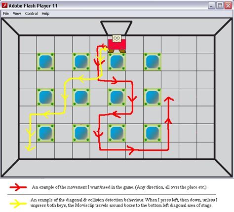 Actionscript 3 As3 Collision Detection Or Keyboard Control Altering