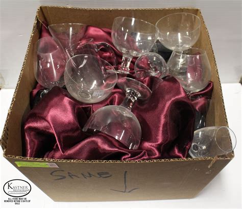 Large Box Of Of Various Glassware