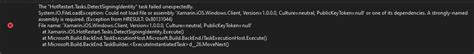 Visual Studio PrepareAppBundle Task Failed Unexpectedly Xamarin Forms Stack Overflow