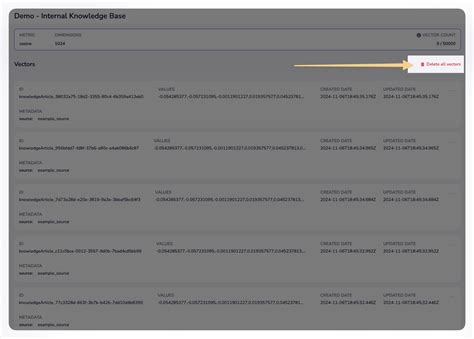 Getting Started With Vector Tables Tray Documentation