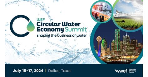Second Annual Wef Circular Water Economy Summit To Drive Sustainable