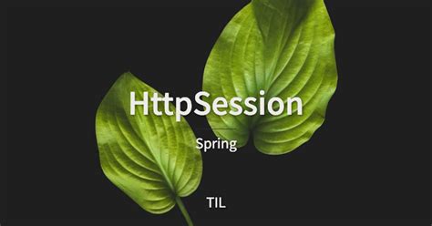 Spring HttpSession