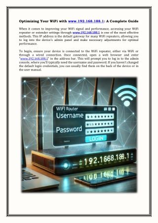 PPT Optimizing Your WiFi With A Complete Guide PowerPoint Presentation ID