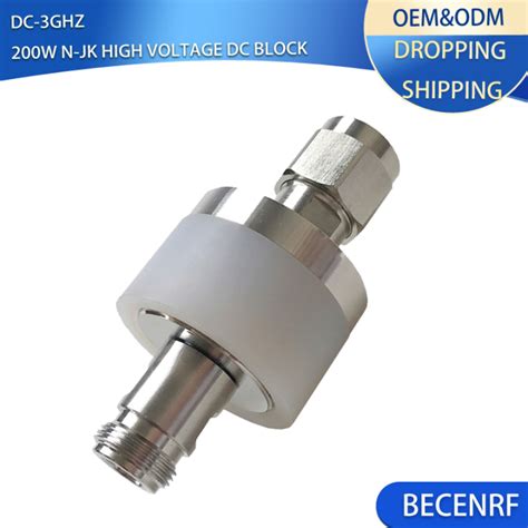 200w high voltage n jk rf dc blocks