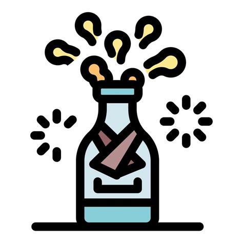 Exploding Ideas From A Creative Bottle Concept 55585911 Vector Art At