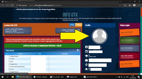 Cek Dan Cetak INFO GTK Periode Juli Desember 2020 TasADMIN