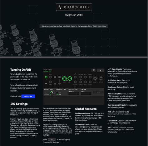 Neural Dsp Quad Cortex Getting Started Guide Sweetwater