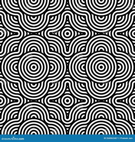 Vector Abstract Seamless Patternmodern Geometric Background Stock Illustration Illustration