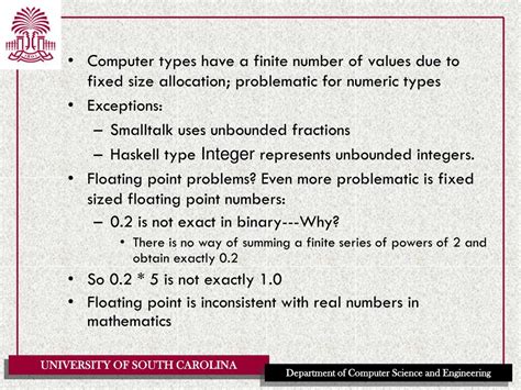 Ppt Csce 330 Programming Language Structures Chapter 5 Types