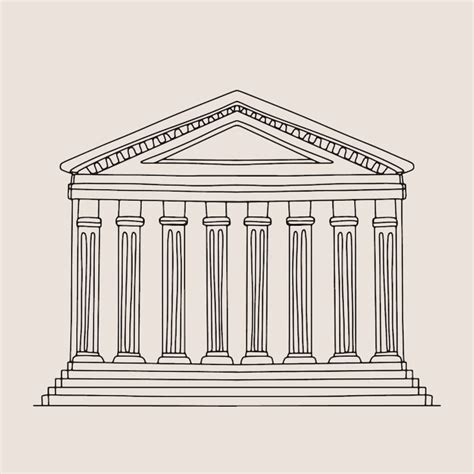 Dibujo Del Templo De Demeter El Templo De Apolo Epicurio Lámina 25
