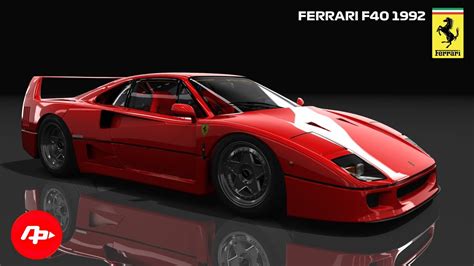 ASSETTO CORSA FERRARI F40 1992 YouTube