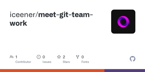 Github Iceener Meet Git Team Work