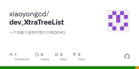 Github Xiaoyongcd Dev Xtratreelist 一个功能齐全的树型结构的demo