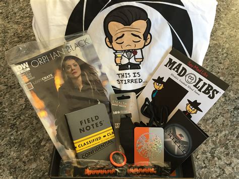 Loot Crate March 2015 Covert Box Review Babe Fat Notebook