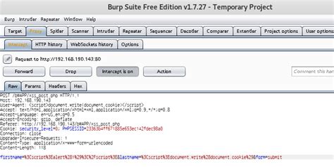 비박스를 활용한 웹 모의해킹 완벽 실습 Xssreflected · Ming
