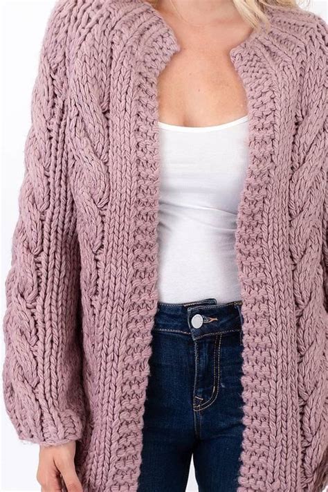 Knitting Pattern Super Chunky Cardigan Artofit