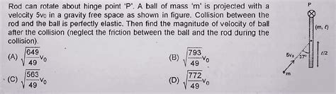 Problem About An Elastic Collision Between A Rod And A Ball At An Angle