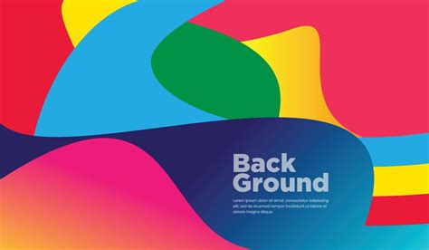 Abstract Geometric Colorful Background Vector Template 9827336 Vector Art At Vecteezy