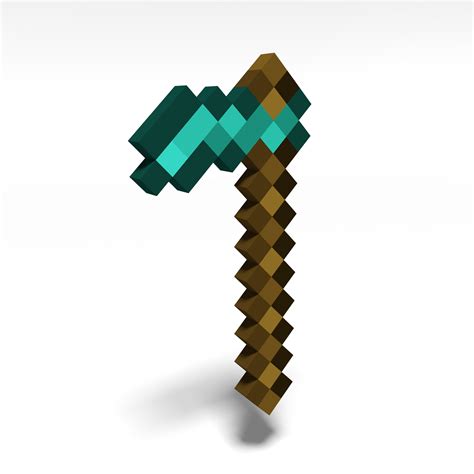 Minecraft Мотыга 3D Модель $12 - .max .fbx .3ds .obj - Free3D