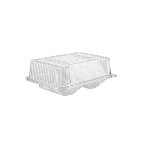 200 Pieces Clear Donut Clamshell Container Hotpackjordan