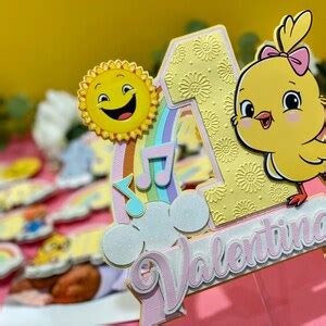 Canticos Cake Topper Pastel Canticos Theme Birthday Party Supplies