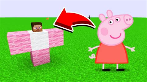 How To Spawn Peppa Pig In Minecaft Pocket Editionmcpe Youtube