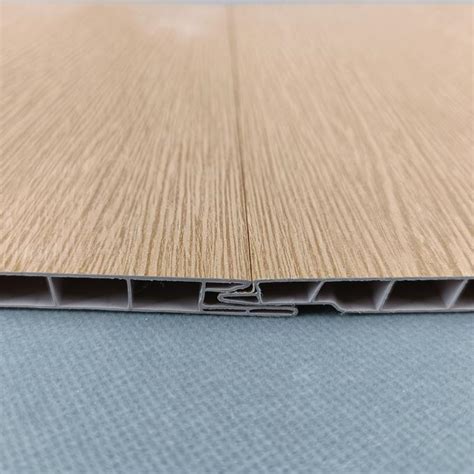 Tongue And Groove Pvc Interlocking Panels Wood Laminated Color