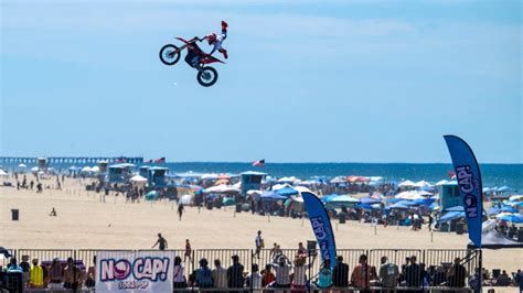 Us Open Of Surfing Kicks Off With High Flying Motocross Surf Action