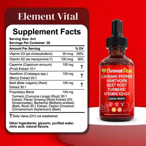 Cayenne Pepper Drops Element Vital