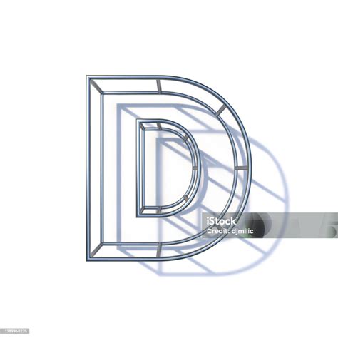 강철 와이어 프레임 글꼴 편지 D 3d 알파벳 D에 대한 스톡 사진 및 기타 이미지 알파벳 D 웹사이트 와이어프레임 0명