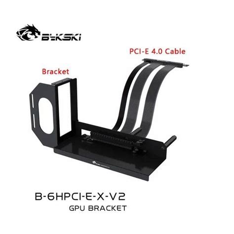 Bykski B 6hpci E X 25cm Pc Graphics Cards Pci Express Connector Cable Reversing Bracket Riser