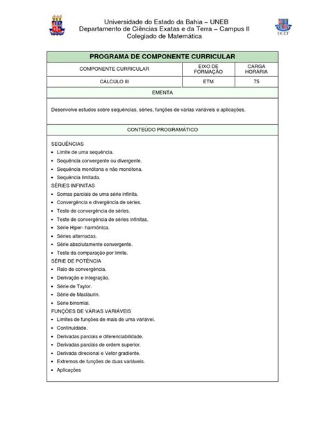 Cálculo Iii Pdf Pdf Cálculo Série Matemática