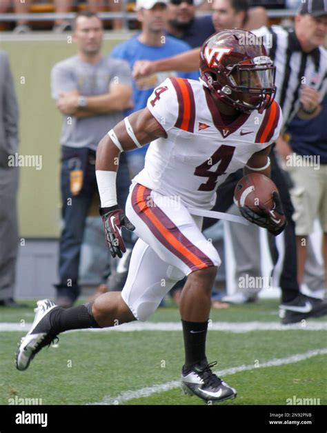 Virginia Tech S J C Coleman 4 Returns A Kickoff In The NCAA College