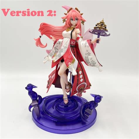 24cm Genshin Impact Yae Miko Anime Girl Figure Toys Genshin Impact