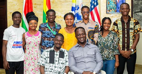 Knust Src Executives Elect Pay Courtesy Call On Pensa Campus Pastor