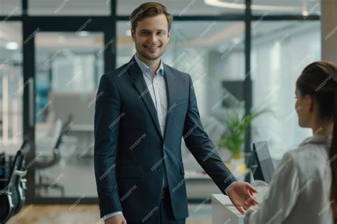 Premium Photo The Supervisor Compliments And Encourage The Employees