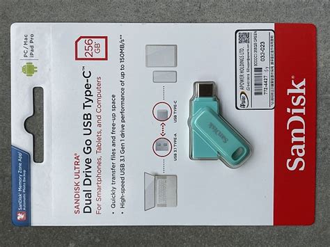 Bugworkshop 甲蟲工作室 Sandisk（晟碟）ultra Dual Drive Go Usb Type C 256gb 雙用