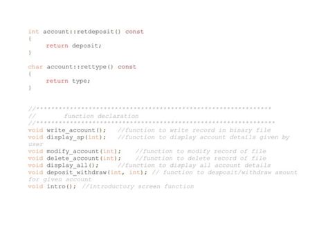 C Coding For Banking System Program Pdf Computing Technology And Computing