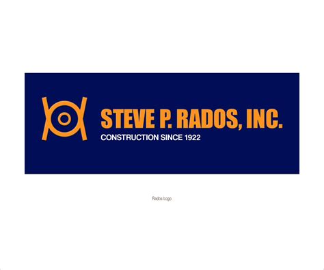 Logo Design For Steve P Rados Inc Construction Since 1922 By Ddsgn