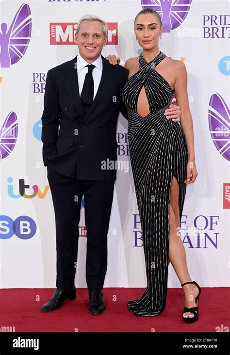 London Uk October 8th 2023 Jamie Laing And Sophie Habboo Arriving