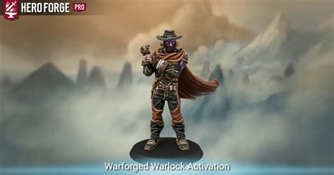 Warforged Warlock Activation Made With Hero Forge