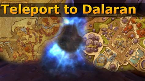 Teleport Orgrimmar To Dalaran World Of Warcraft Youtube