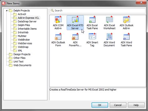 Build Real Time Data Server Rtd For Excel In Delphi